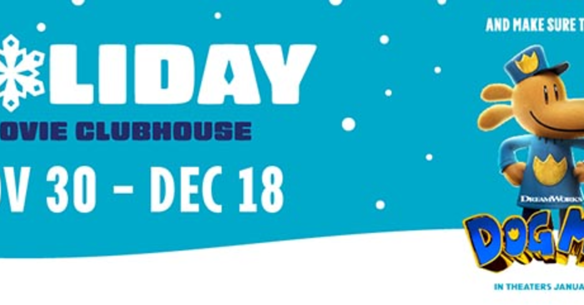 Holiday Movie Clubhouse 2024 Has Three Family-Favorite Movies